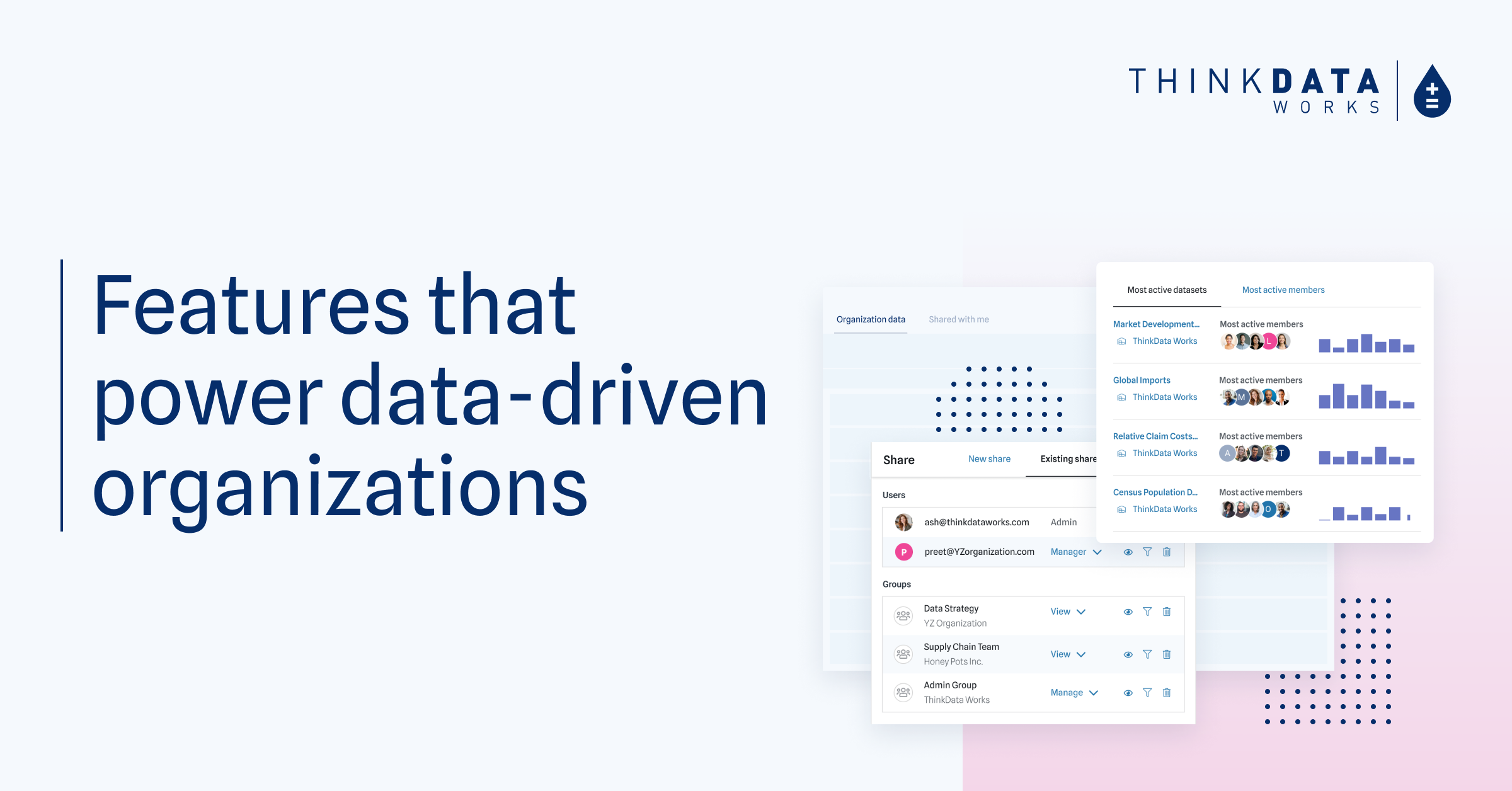Platform Features | Data Catalog Capabilities | ThinkData Works